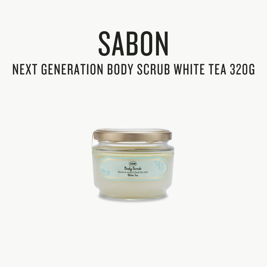 [ SABON ] Next Generation Body Scrub White Tea 320g – Pi-Boo