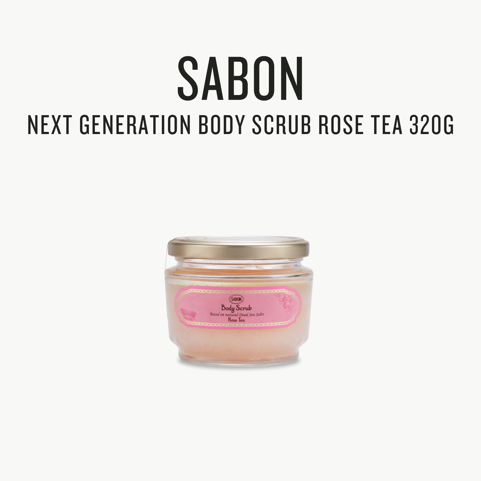 [ SABON ] Next Generation Body Scrub Rose Tea 320g – Pi-Boo