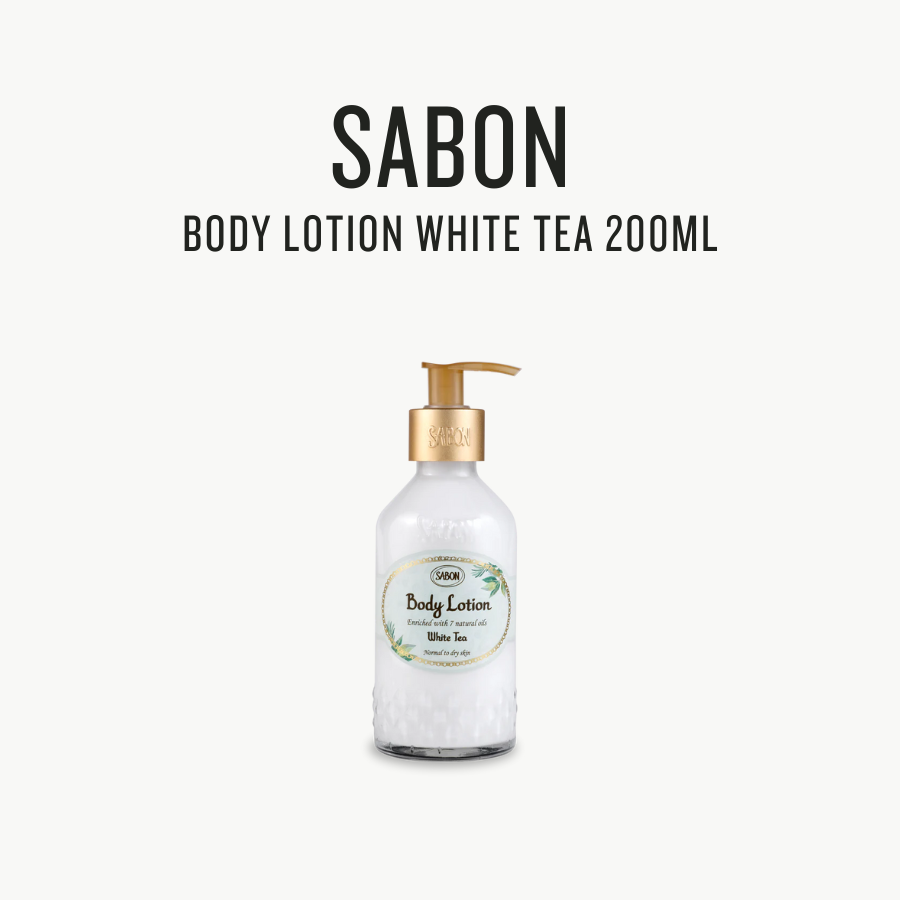 [ SABON ] Body Lotion White Tea 200mL – Pi-Boo